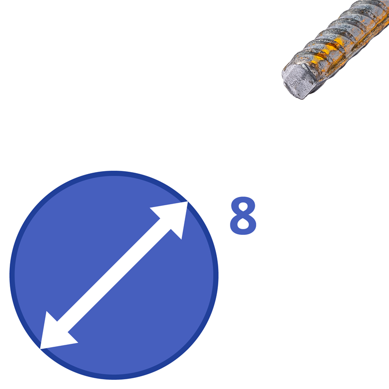 Beton ijzer 8mm makkelijk thuisbezorgd vanaf 1 stuk?