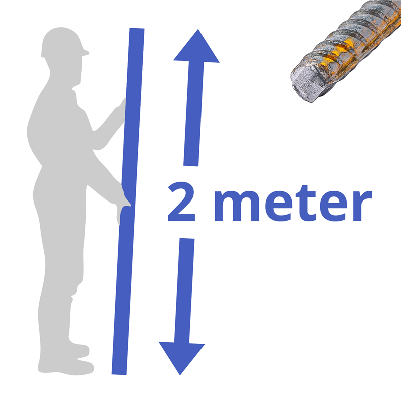 Beton ijzer 8mm makkelijk thuisbezorgd vanaf 1 stuk?