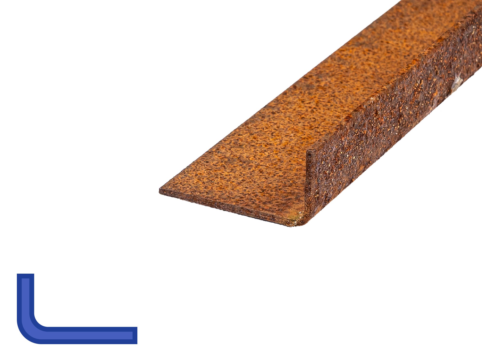 Corten L-profiel ongelijk